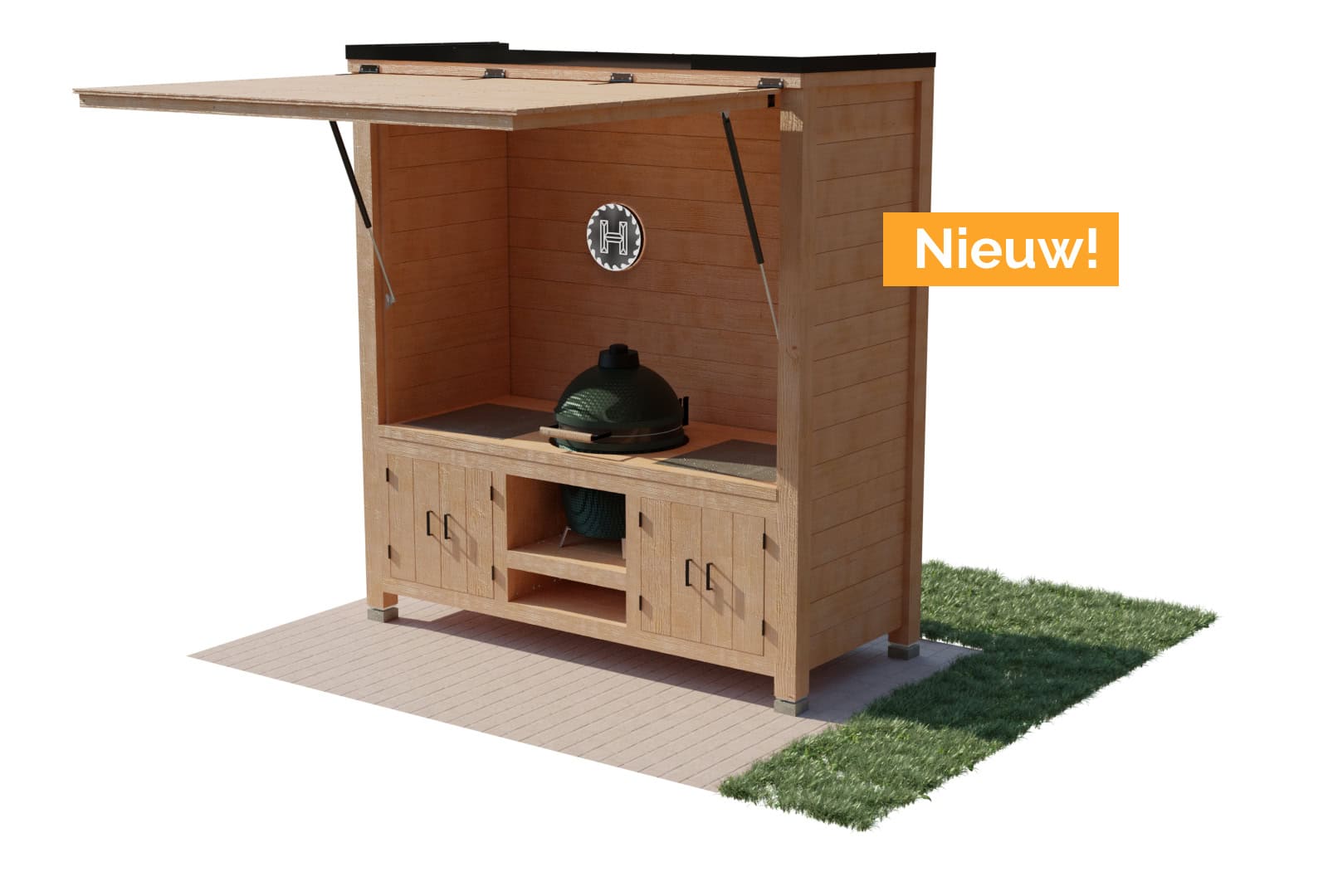 Zelf maken: BBQ Buitenkeuken Joe Groot | Download de bouwtekening